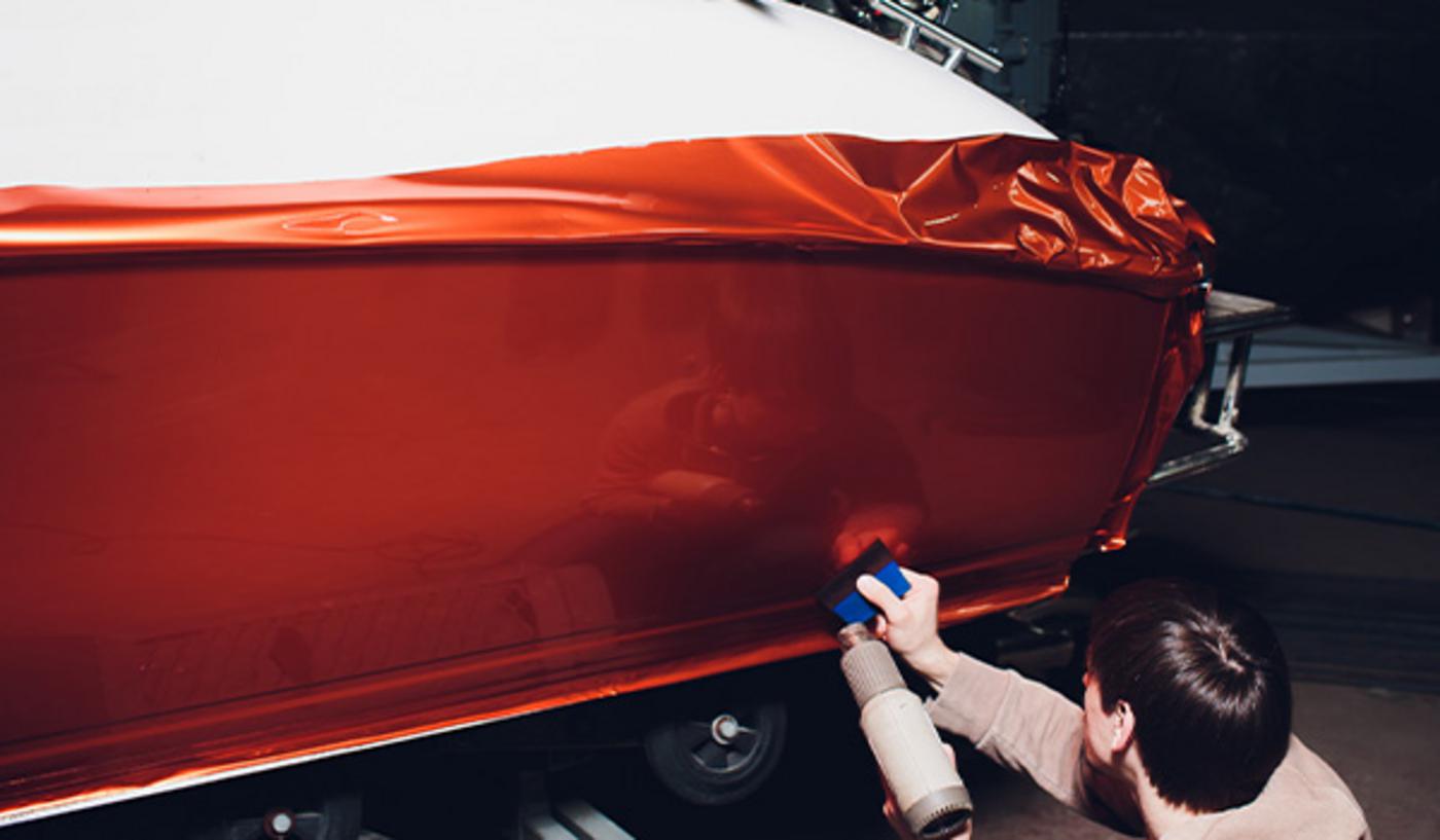 Foliera båten - Ge båten nytt utseende - SEASEA